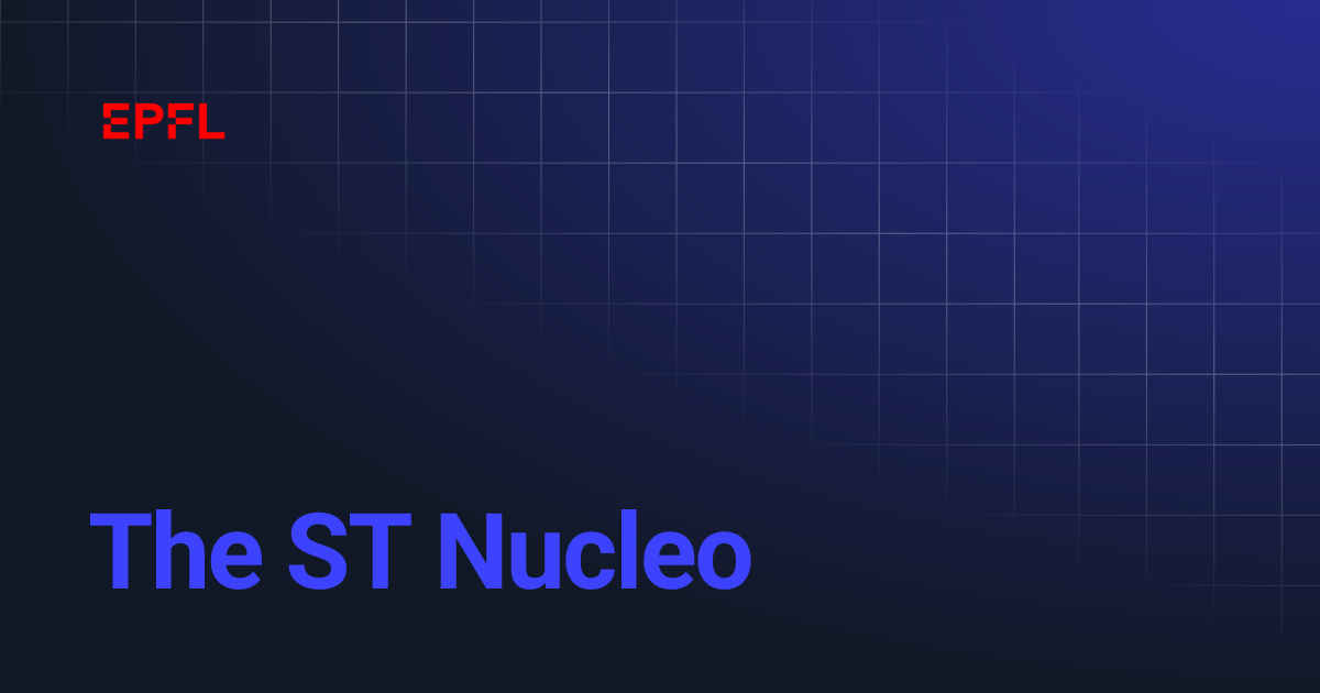The ST Nucleo | mooc-hwlab